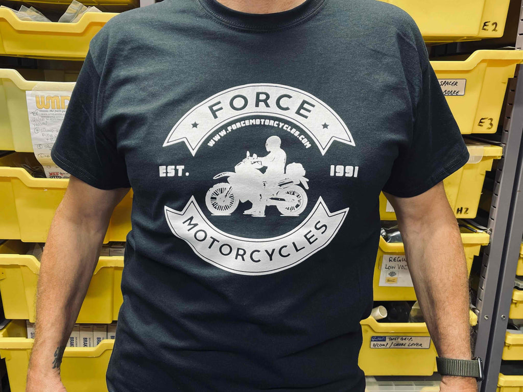 Force Motorcycles T-Shirt - Black | Force Motorcycles